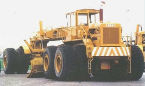 Just A Car Guy: the largest earth moving grader ever made, the ACCO Grader