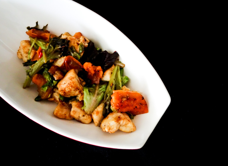 the indolent cook: 10-minute fish salad with chilli, tomatoes, lemon ...