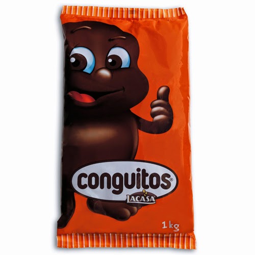 Todo sobre las Golosinas: CONGUITOS CHOCOLATE NEGRO LACASA