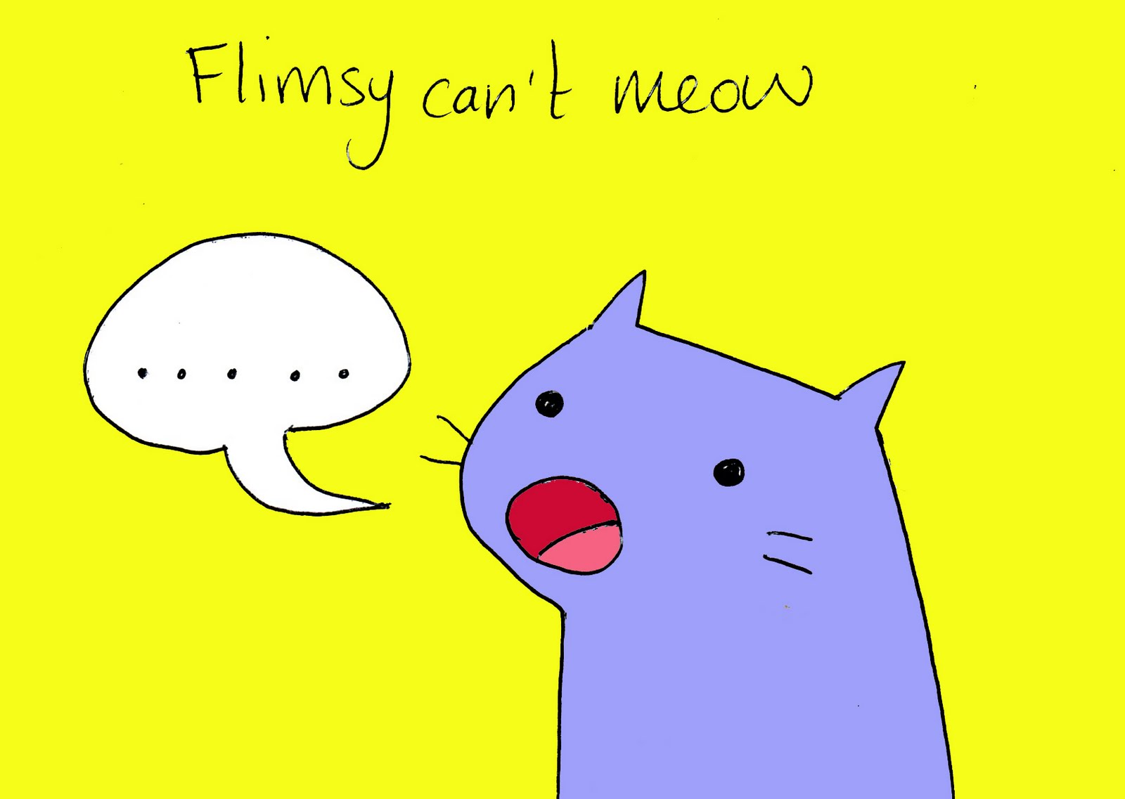 Flimsy the Kitten: Meow