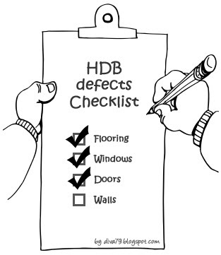 HDB defects Checklist ~ ♥ Apartment Therapy in Little Red Dot ♥