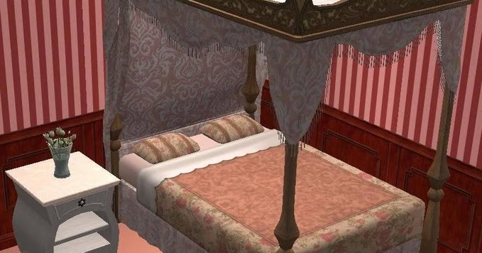 TheNinthWaveSims: The Sims 2 - World Adventures French Bed for The Sims 2