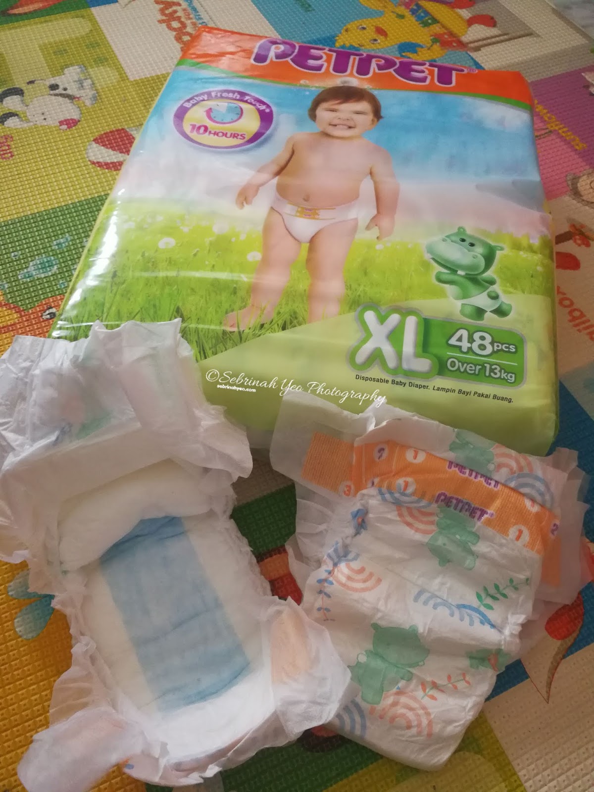 PETPET New Improved Diaper Review - Sebrinah Yeo