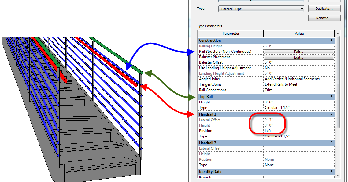 Applied Software Blog Revit Railings How To Move The Handrail