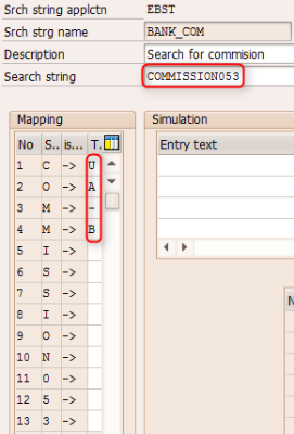 SAP FICO Central: EBS: configuration of search string, part 1