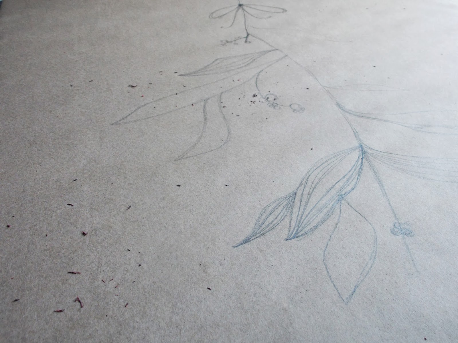 {Jessica Stout Design}: {Holiday Decorating} Day 4: DIY Butcher Paper Art