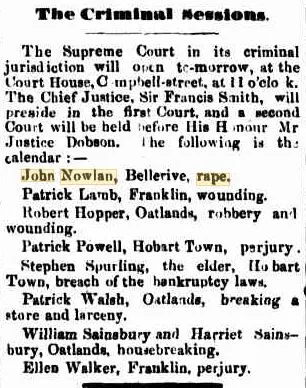 Thomas J. Nevin | Tasmanian Prisoner Photographs 1870s-1880s: Prisoner ...