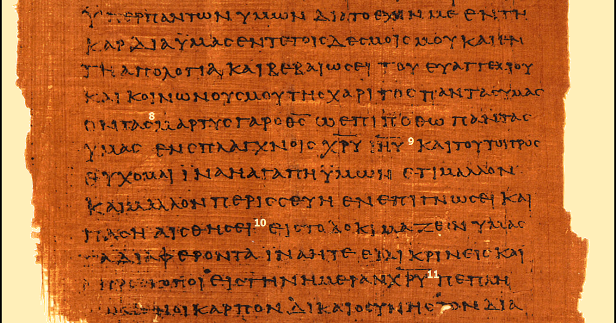 The Text of the Gospels: Philippians 1:6-14, Papyrus 46, and the ...