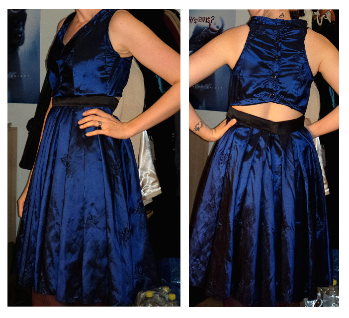 Sew Scoundrel: DIY dress refashion: from the "Awkward Big Blue" to ...