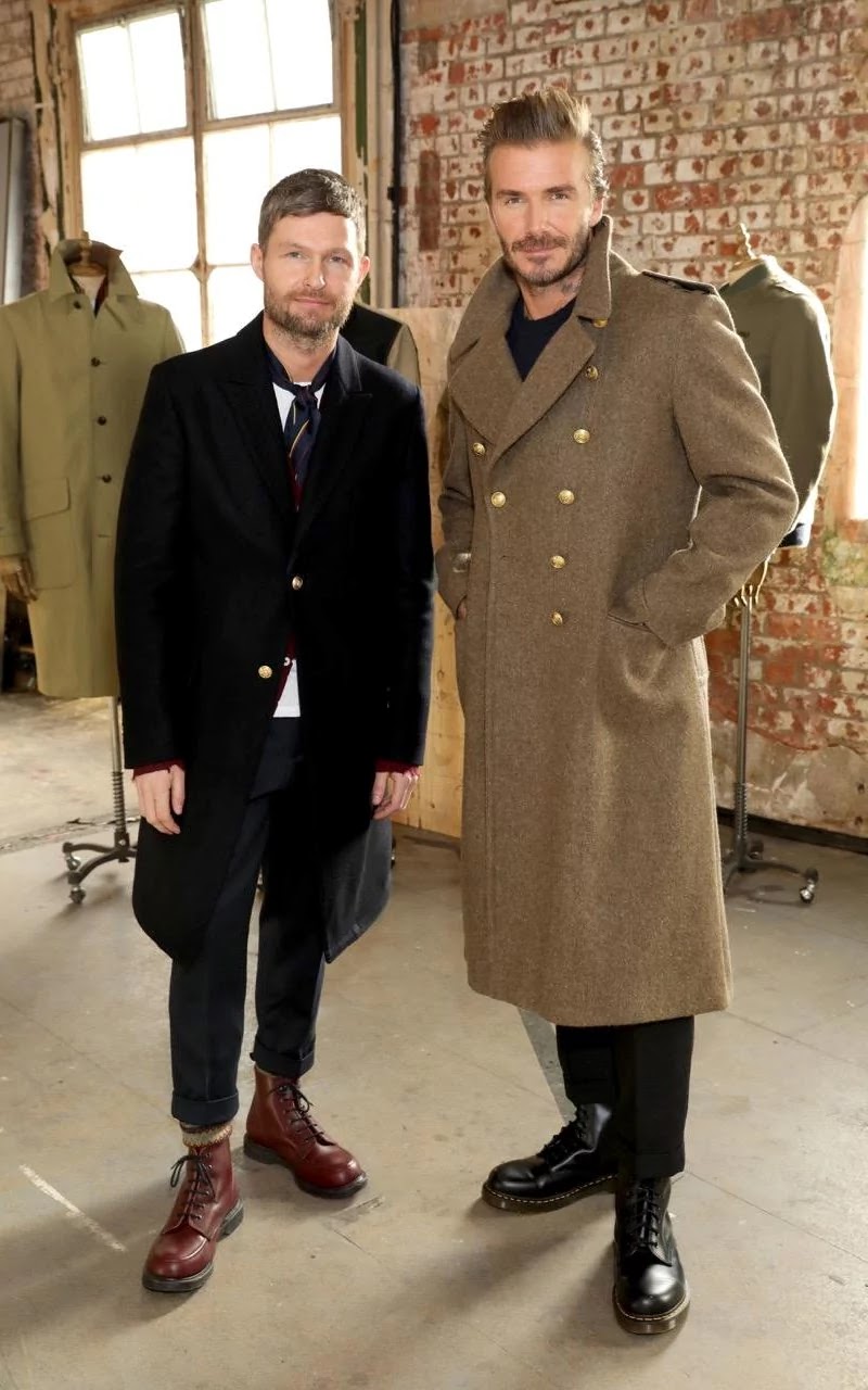 Wear It Like Beckham: David Beckham, Kent & Curwen @ London Fashion Week!