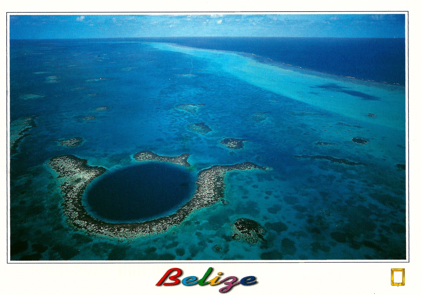 My Favorite Views: Belize - Aerial View of the Barrier Reef