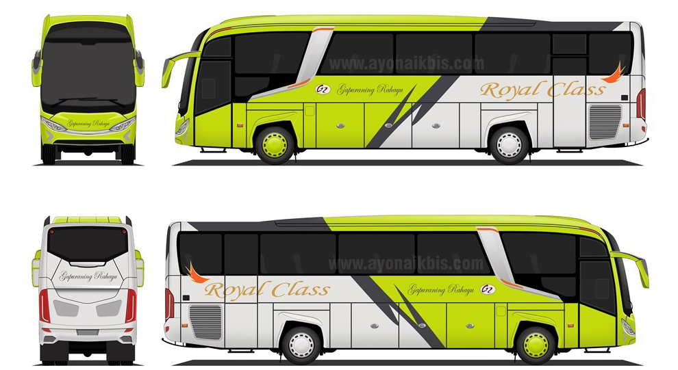 Blueprint bus evolander blupirnt bus indonesia | Membuat Model bus ...