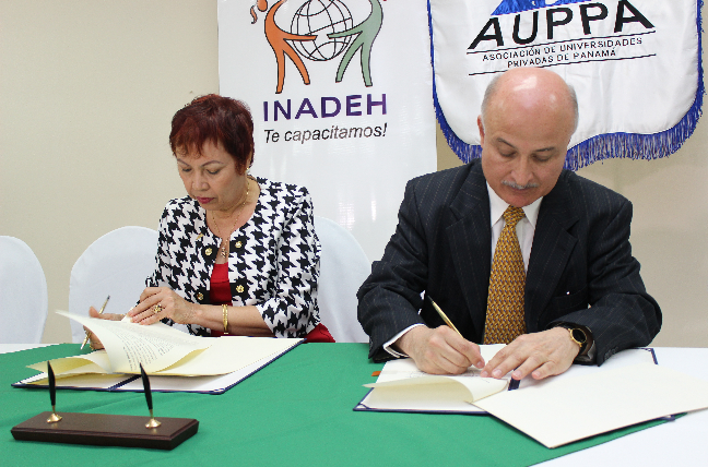 NOTICIAS: AUPPA Y INADHE FIRMAN CONVENIO DE COOPERACIÓN