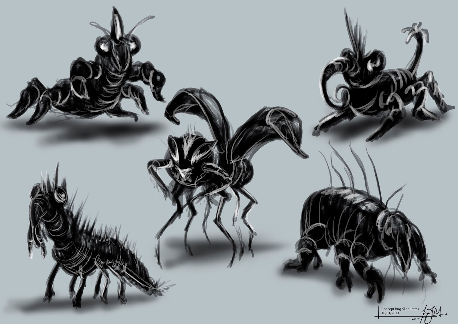 grandpriy: Creature Design - Amphibious Giant Bug