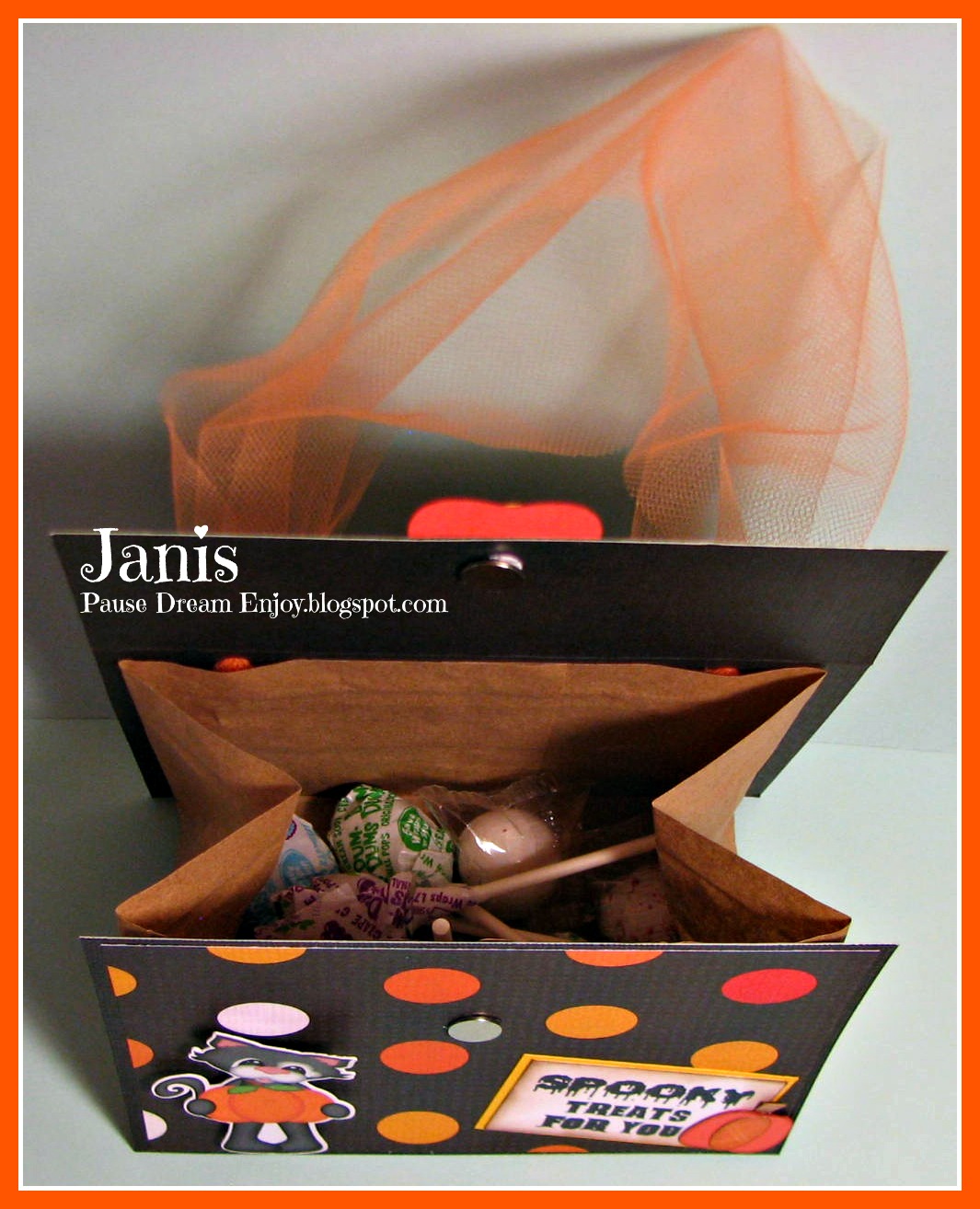 Pause Dream Enjoy: Spooky Treats For You Paper Bag Purse