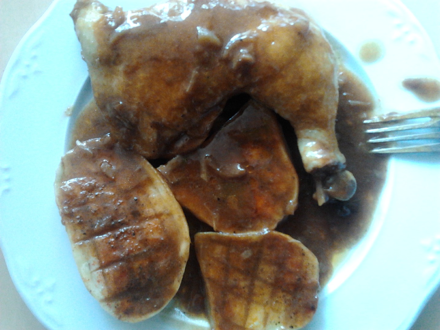 FIEL A LA COCINA: POLLO CON COLA