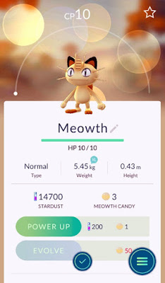 Pokemon Go: Meowth