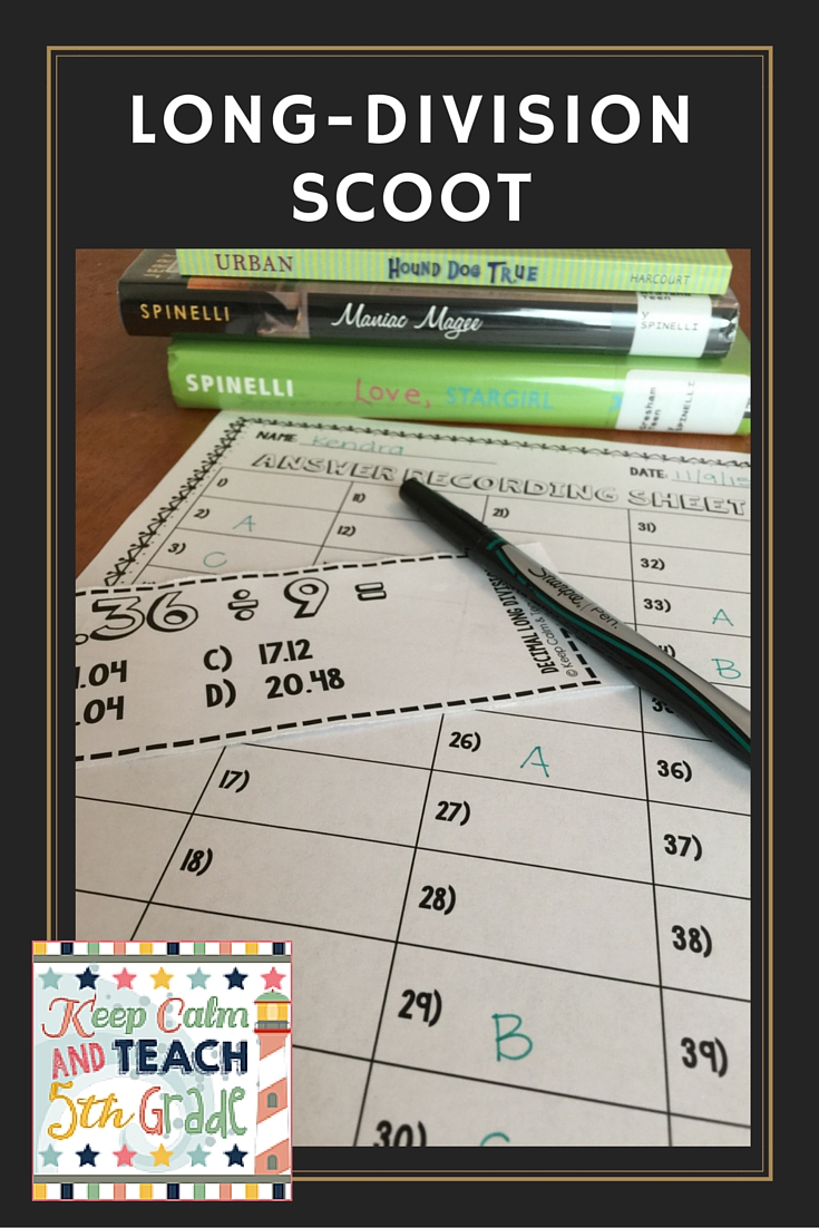 Keep Calm and Teach 5th Grade: Products for Payday! Long-Division Math ...