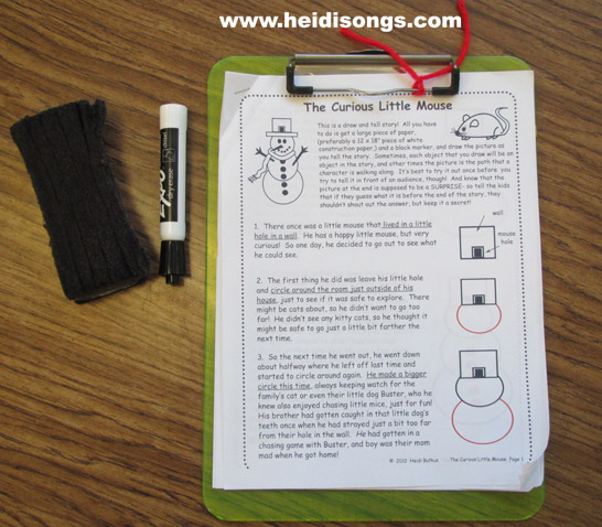 A Draw and Tell Story: The Curious Little Mouse