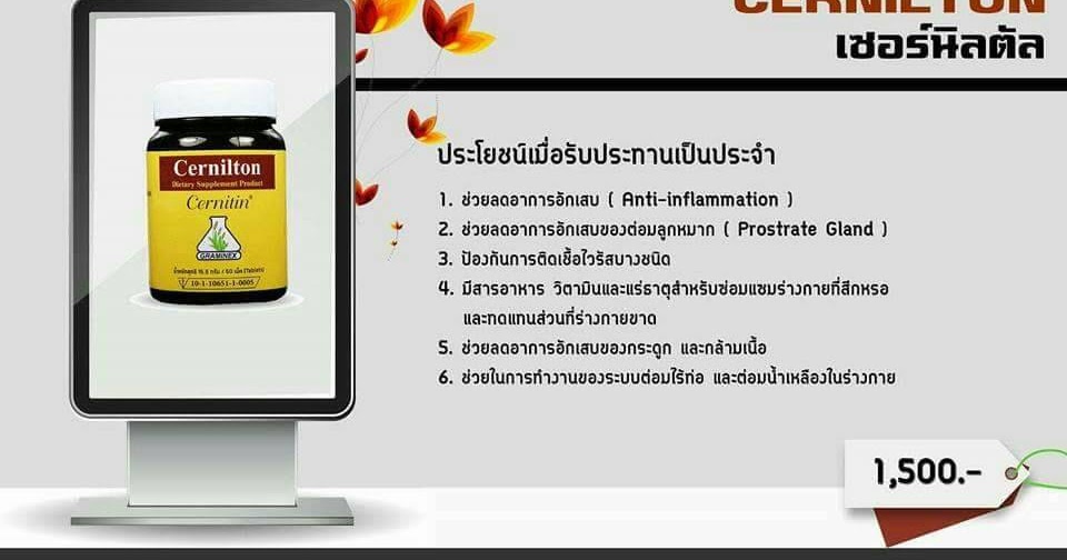 เซอร์นิติน สีน้ำตาล / เซอร์นิลตัน Cernilton - DoctorCernitin