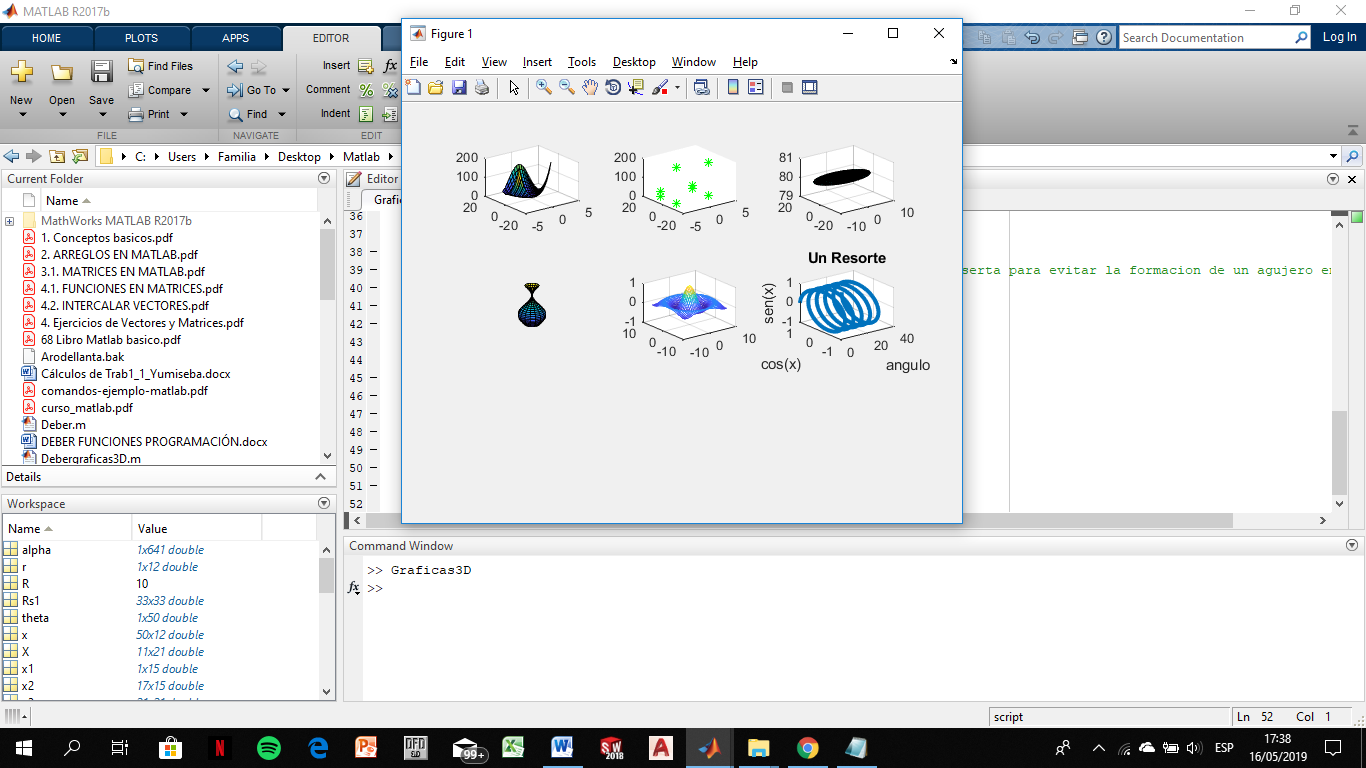 PROGRAMACIÓN_MATLAB: TALLERES PROGRAMACIÓN