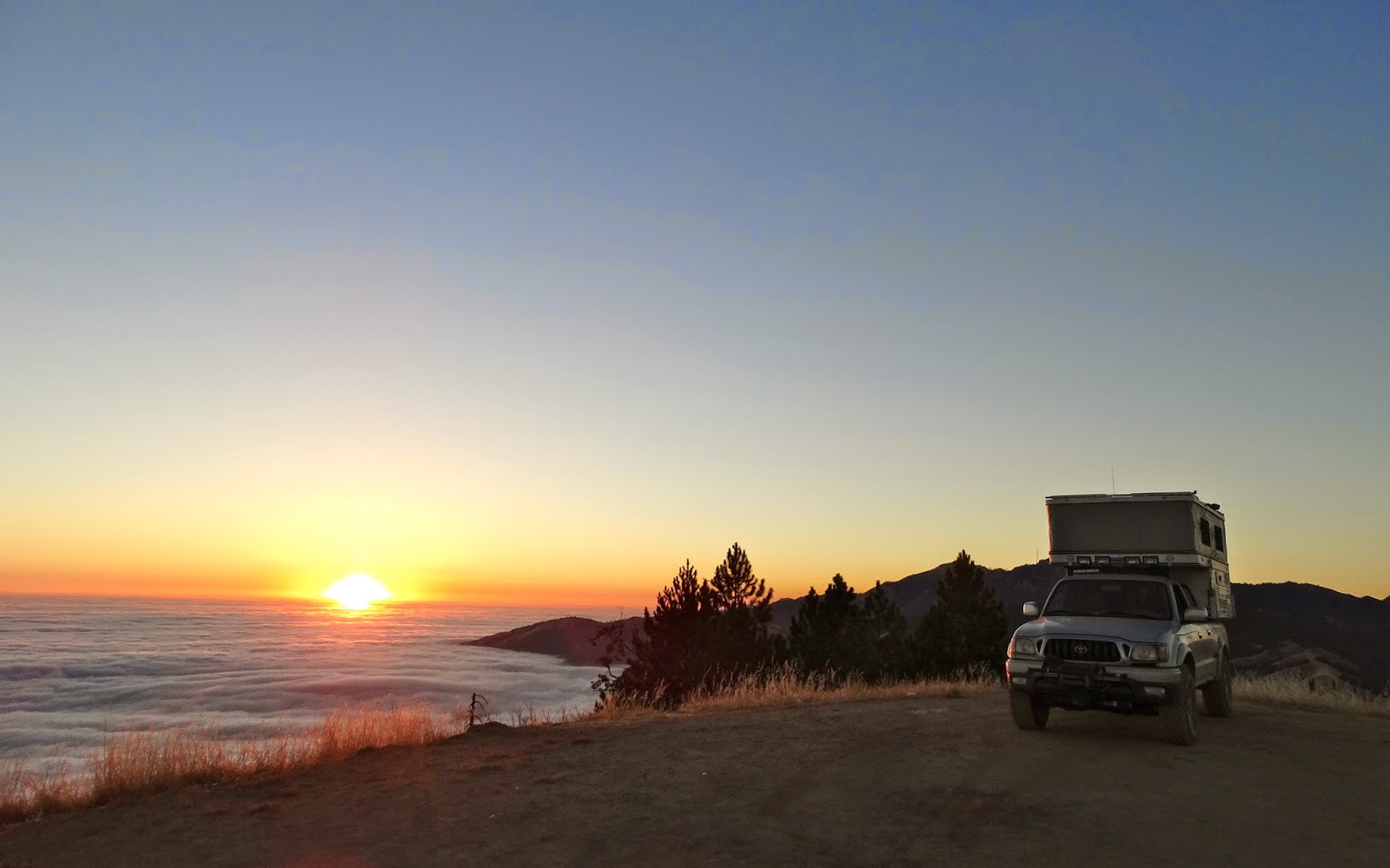 Our Four Wheel Camper: Prewitt Ridge, Big Sur - "Another butterscotch ...
