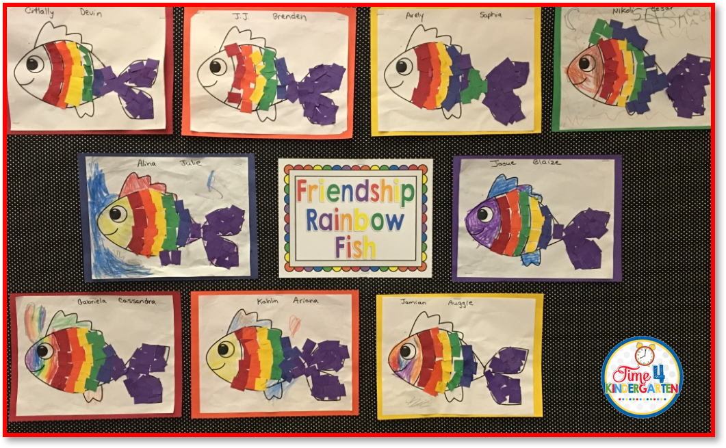 Rainbow Fish Kindergarten Activities