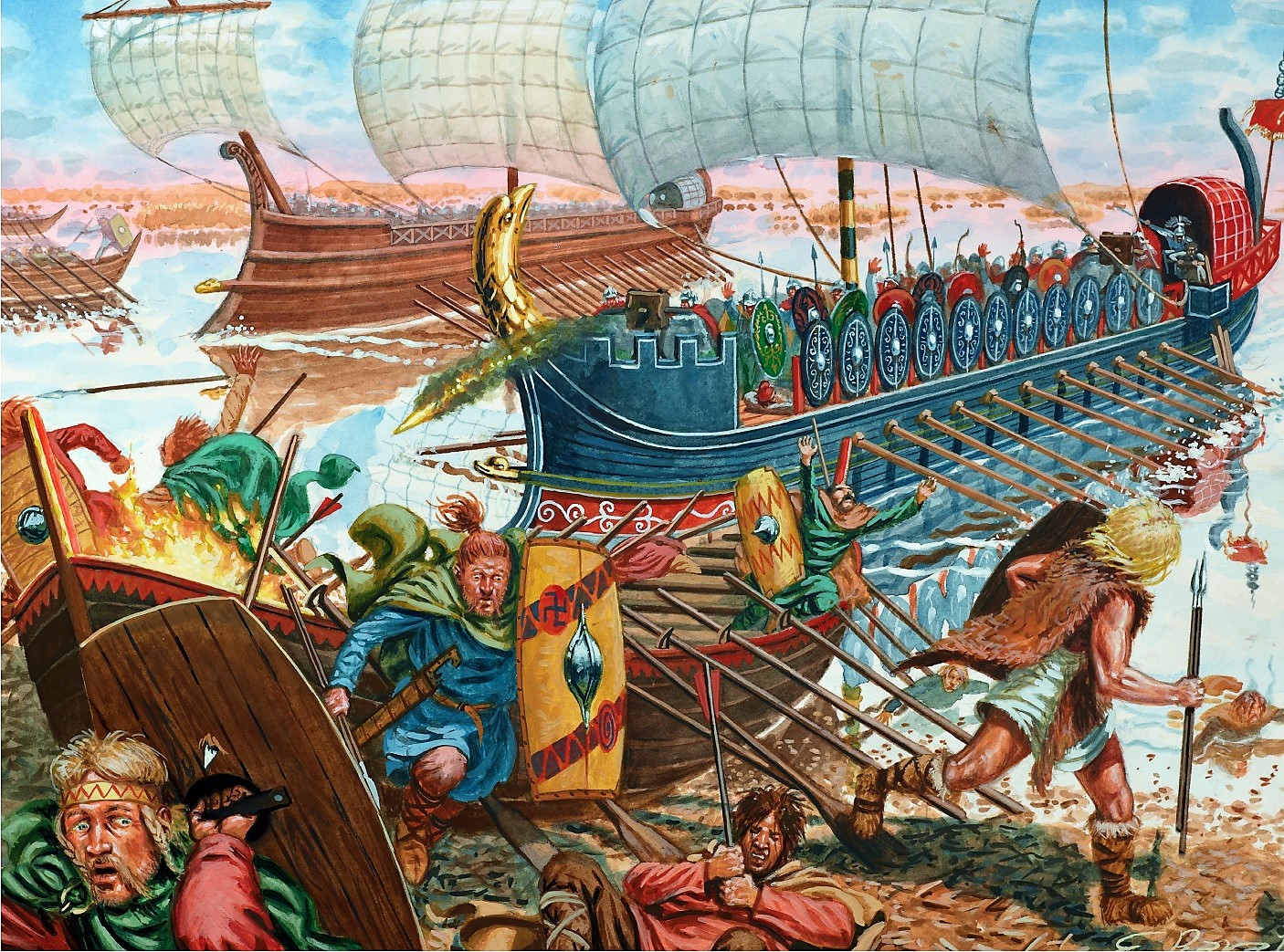 imágeneshistóricas.blogspot.es: Barcos romanos repetido