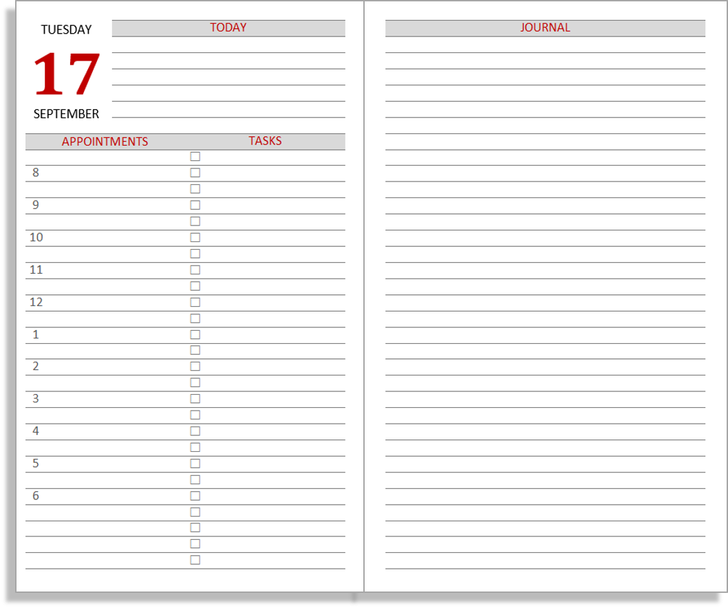 My Life All in One Place: Free Midori TN calendar (diary) inserts for ...