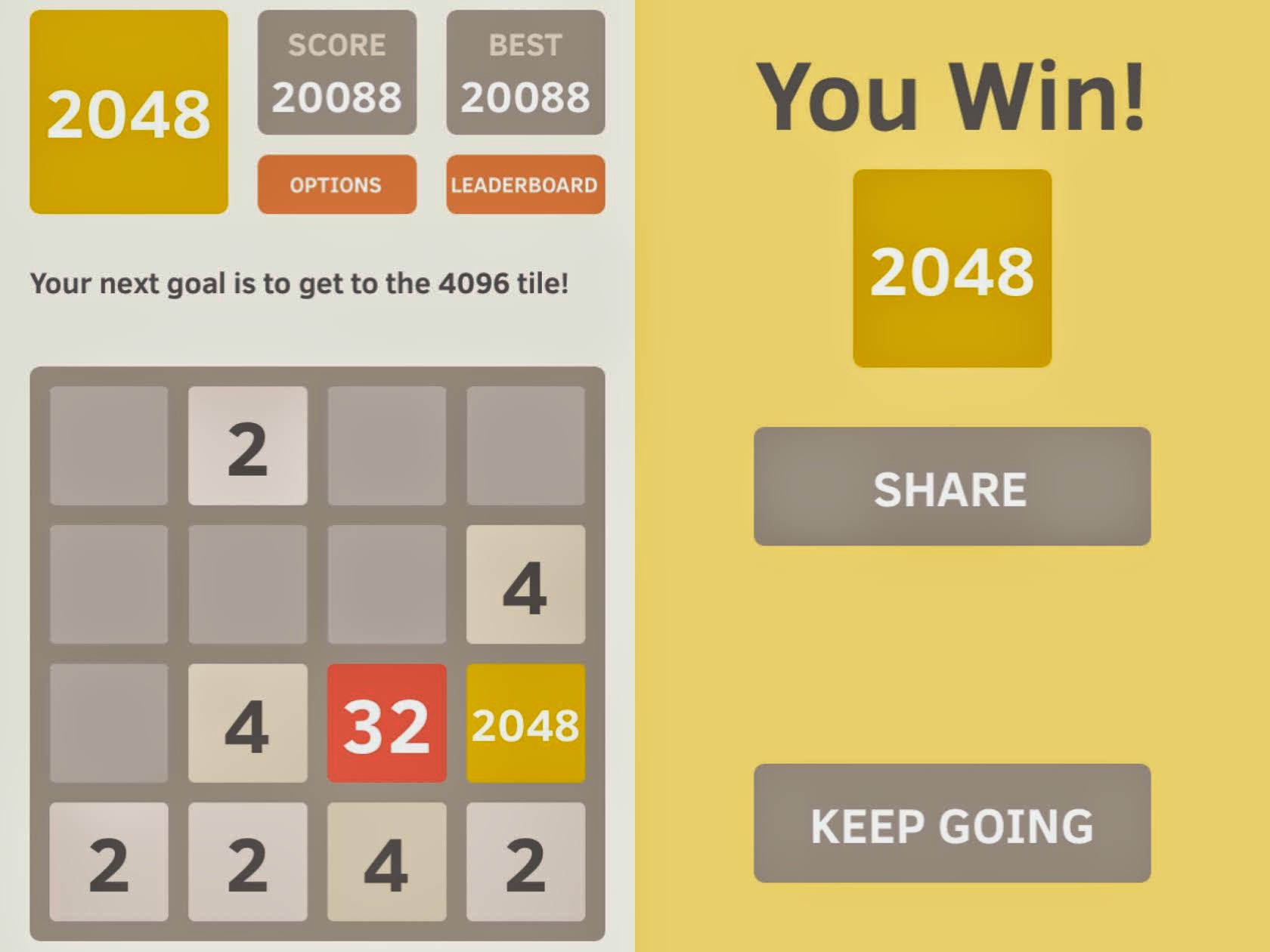 AUTEUR ARIEL: The secret to winning 2048 is...
