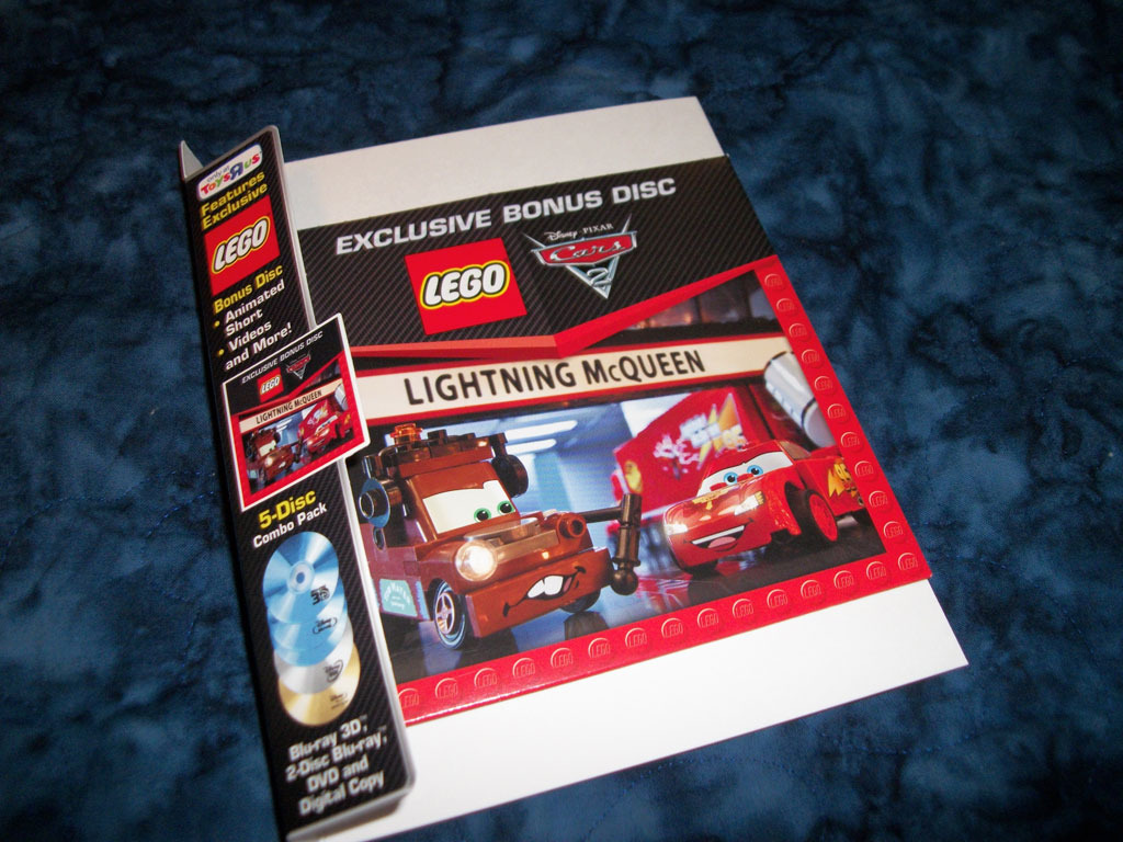 Blu-ray & DVD Exclusives: Cars 2: Toys R Us Exclusive Bonus Disc & Wall ...