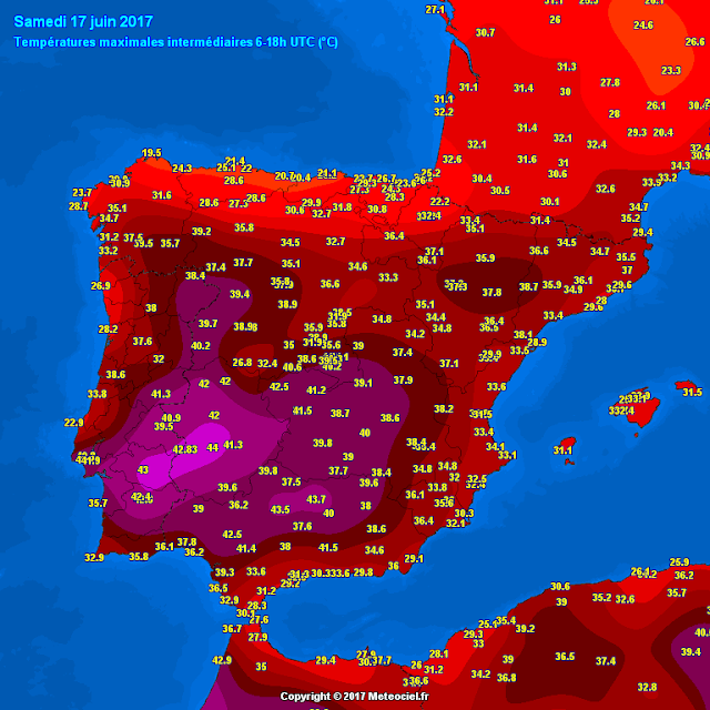 Weather News: Πρωτοφανης Καυσωνας στην Ισπανια!!