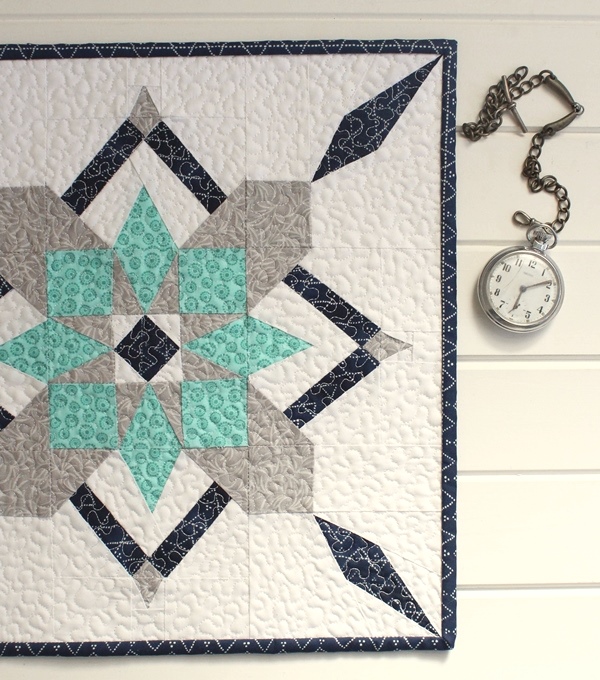 Enigma Mini Quilt + Your Free July 2016 Calendar - Threadbare Creations