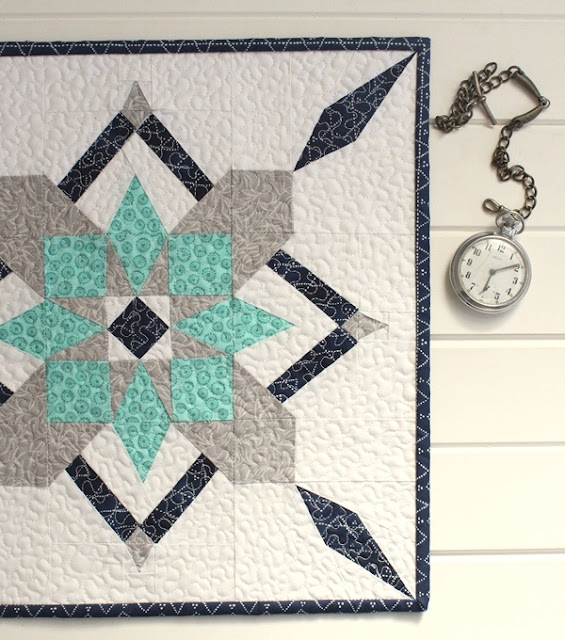 Enigma Mini Quilt + Your Free July 2016 Calendar - Threadbare Creations