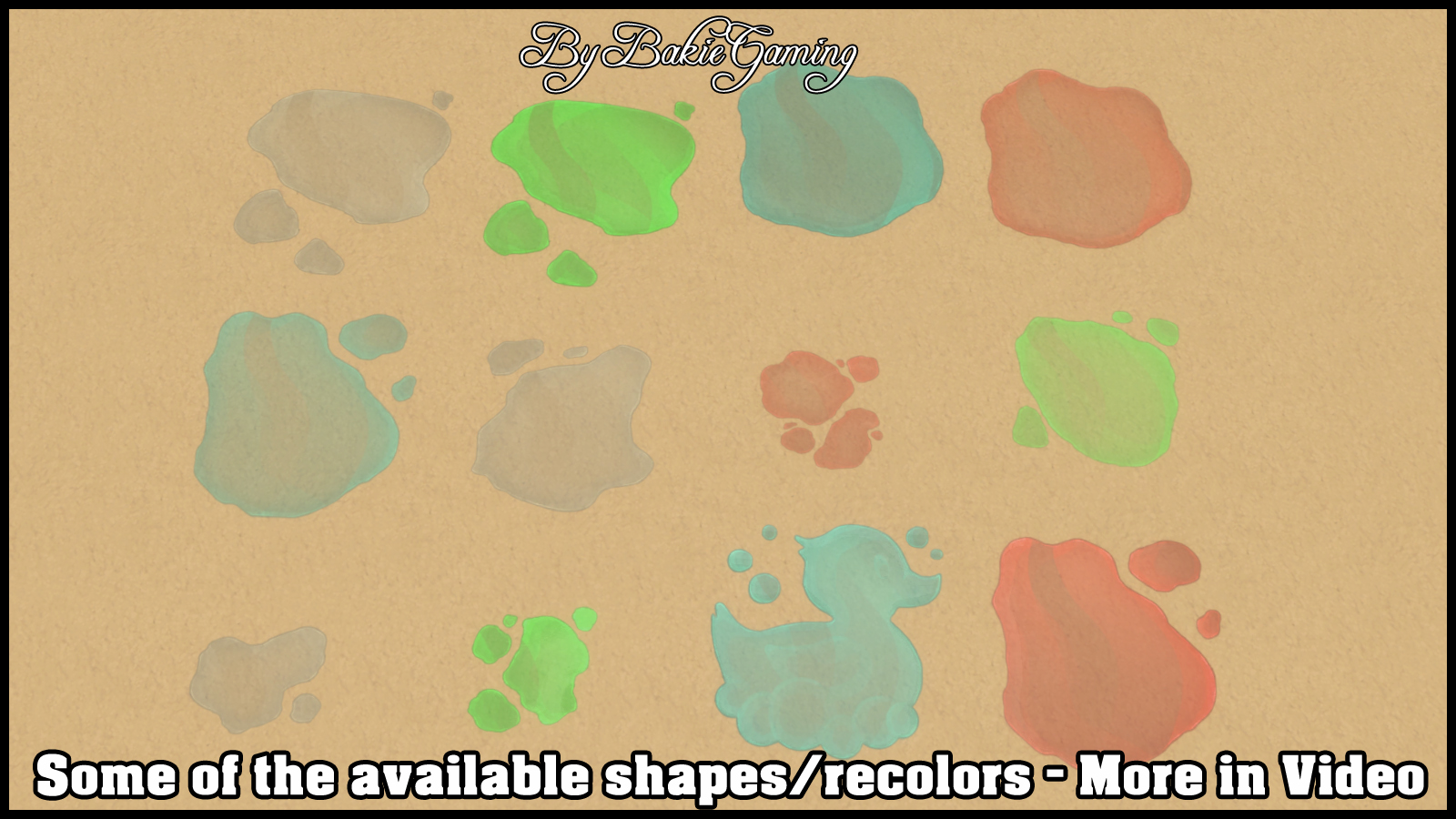 My Sims 4 Blog: Unlocked and Recolored Puddles by Bakie