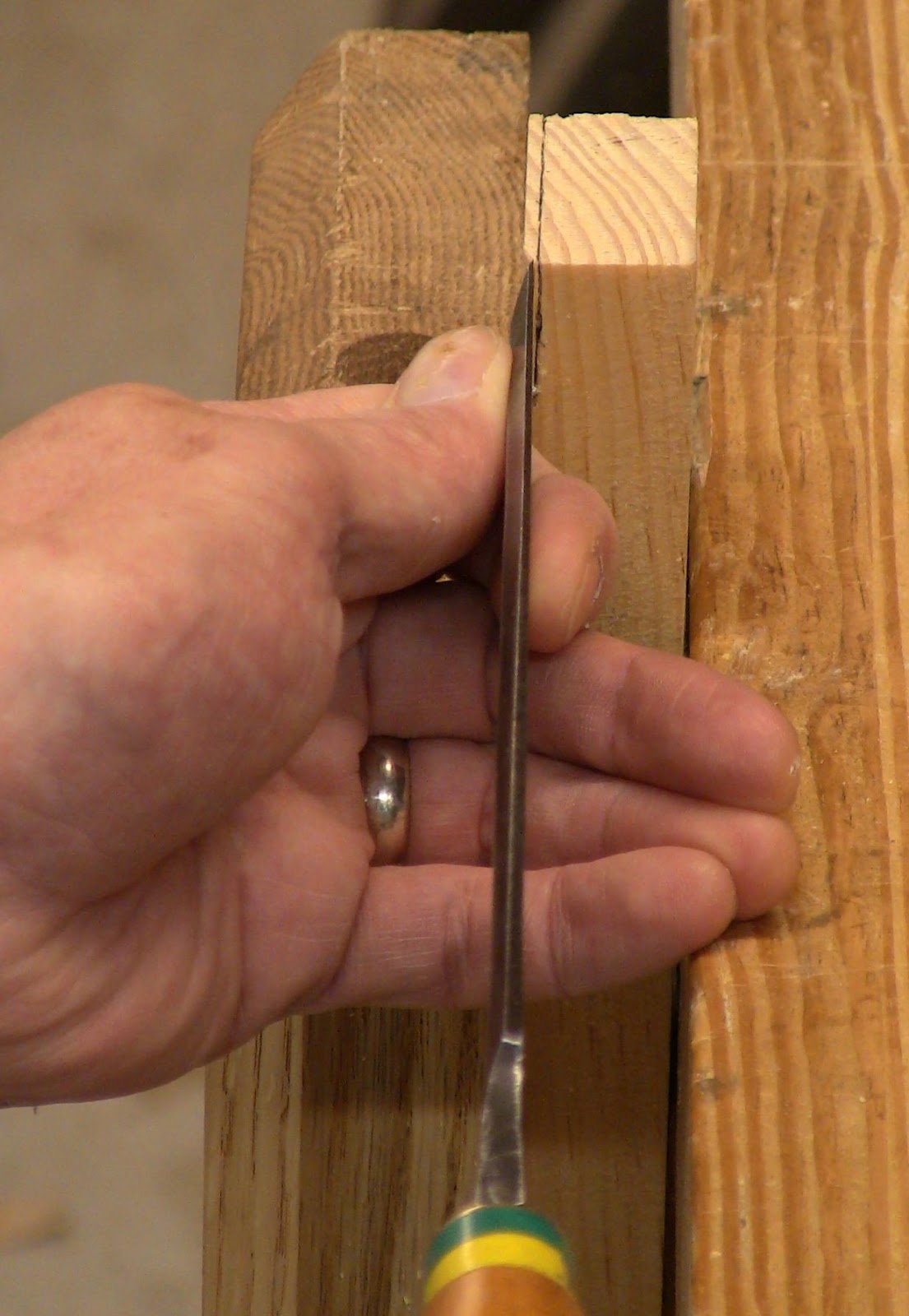 Close Grain: Four-Stroke Tenoning Exercise
