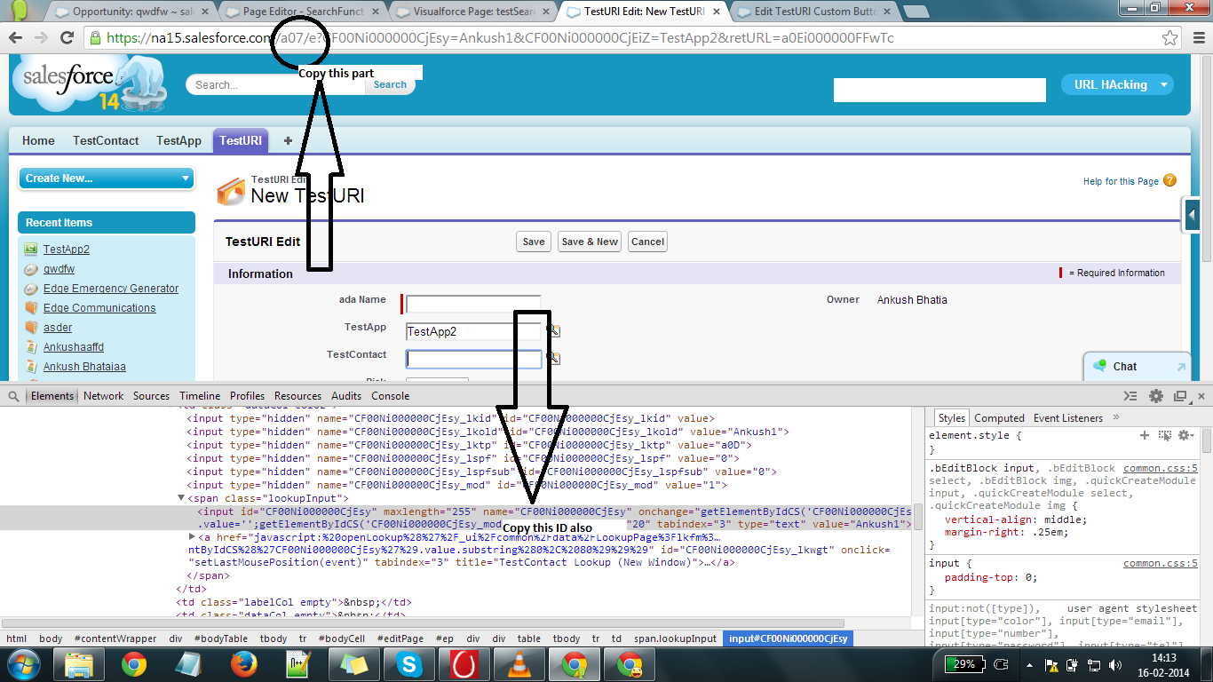 Salesforce Issues! Lets Demistify...: How to auto-Populate the lookup field from other object ...