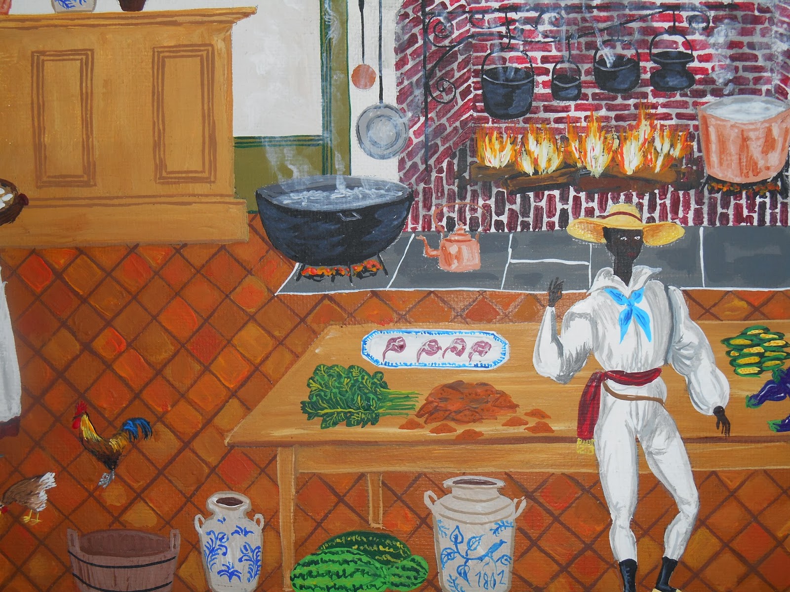 Southern Folk Artist & Antiques Dealer/Collector: Creole Kitchen, A ...