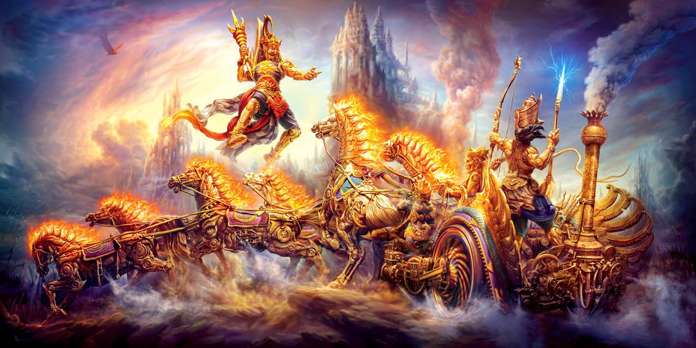 Pandawa dan kurawa di kurusetra