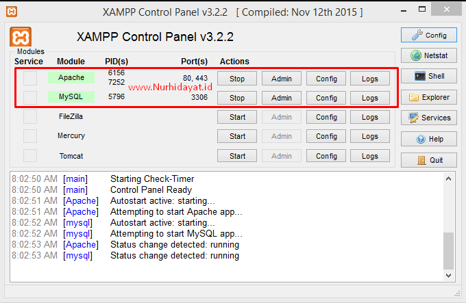 Cara Membuat Database di XAMPP Dengan Mudah - Nurhidayat ID