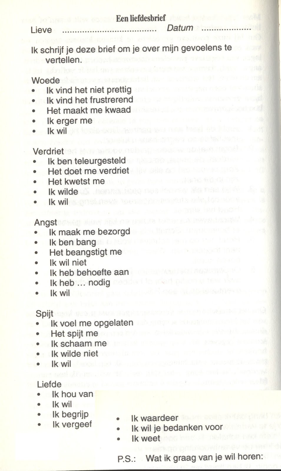 Katie's Blog: een liefdesbrief