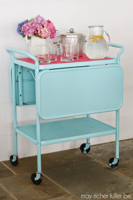 Vintage Kitchen Cart Makeover