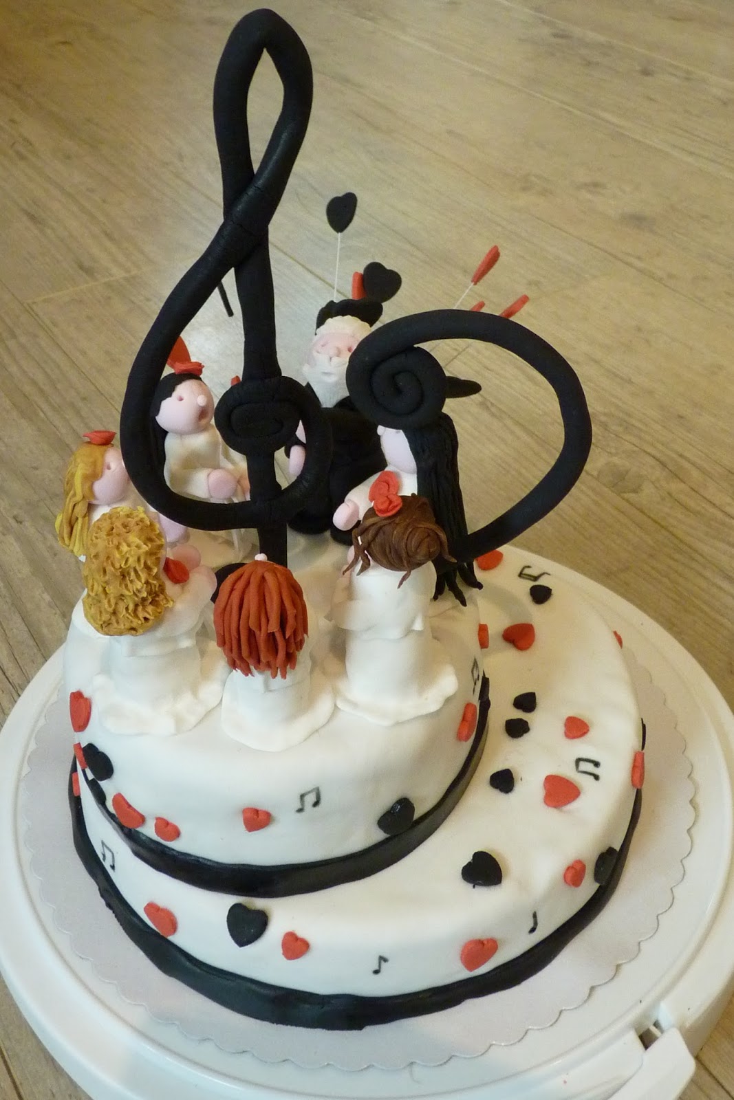 Les fantaisies d'Anouk: Un gâteau pour 3 anniversaires