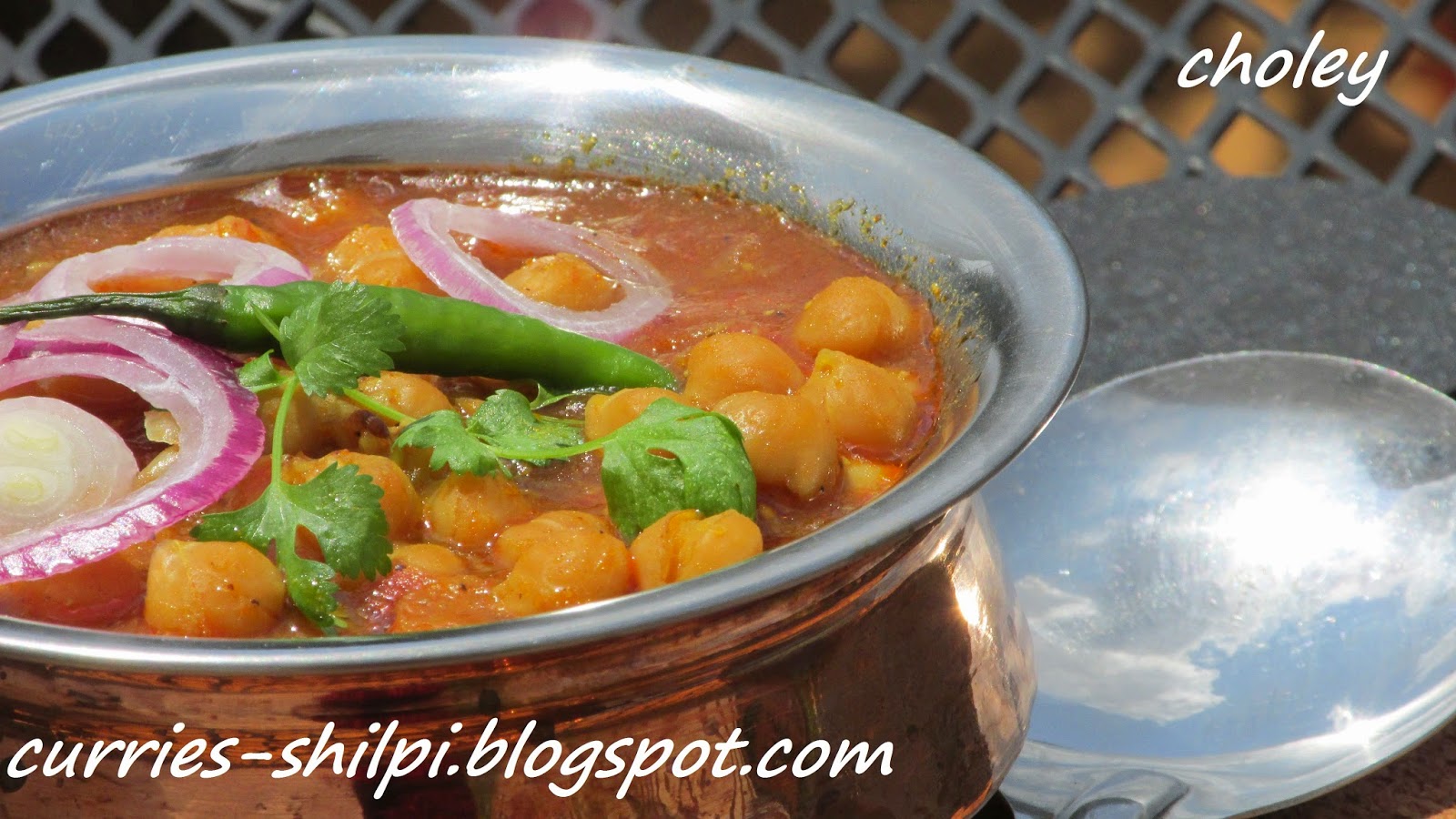 Chic Peas/Garbanzo Beans Stew (Choley Chana curry)