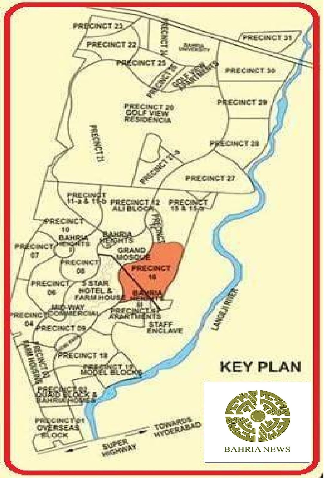 BAHRIA NEWS: Precincts of Bahria Town Karachi