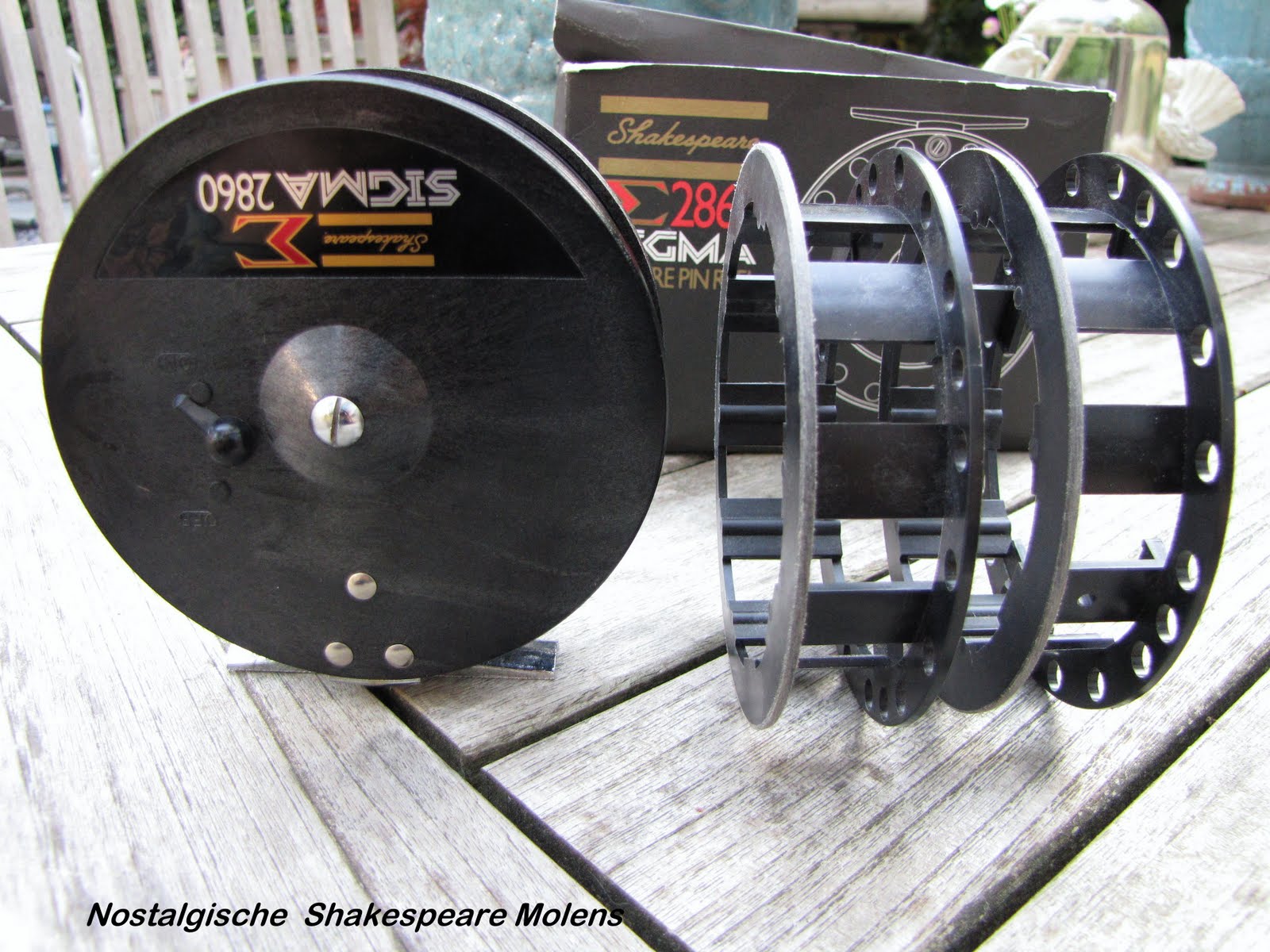Nostalgische Shakespearemolens uit de oude doos: De Sigma Centrepin Reel