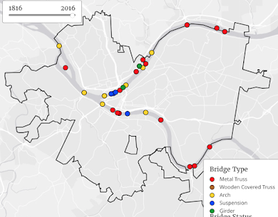 Map of the Week: The Bridges of Allegheny County