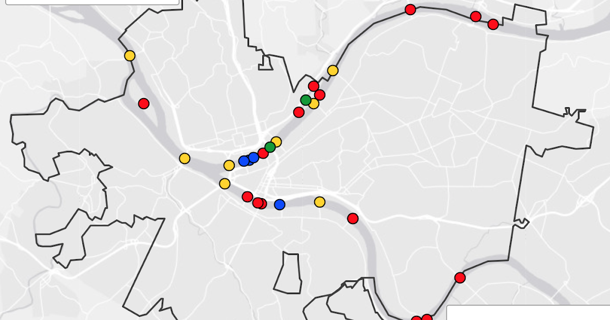 Map of the Week: The Bridges of Allegheny County