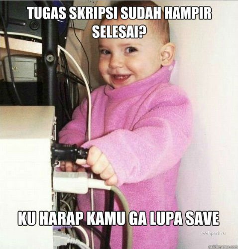 50+ Kumpulan Meme Lucu Tentang Skripsi - Meme Kocak Bikin Ngakak
