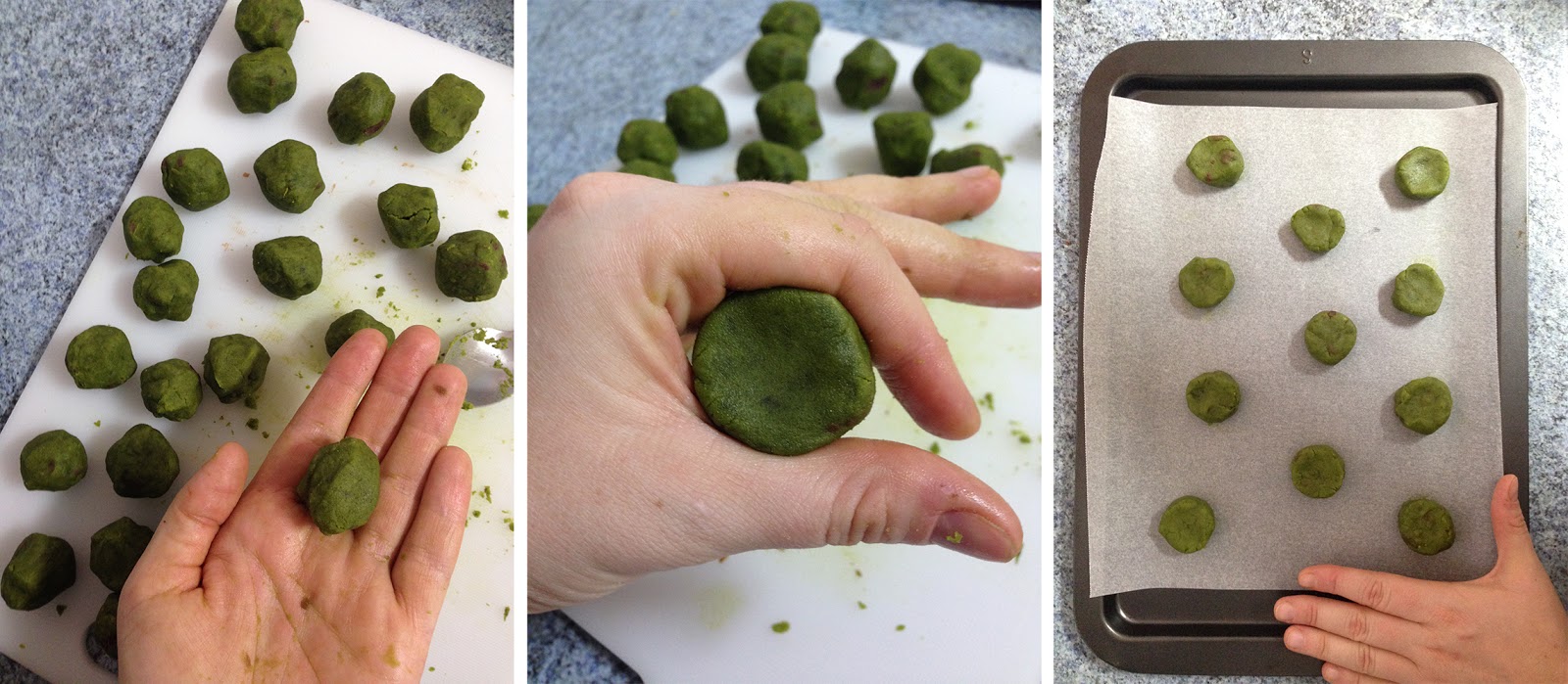 Around the world in 50 cookies: Cookie #3 green tea cookies (Japan)